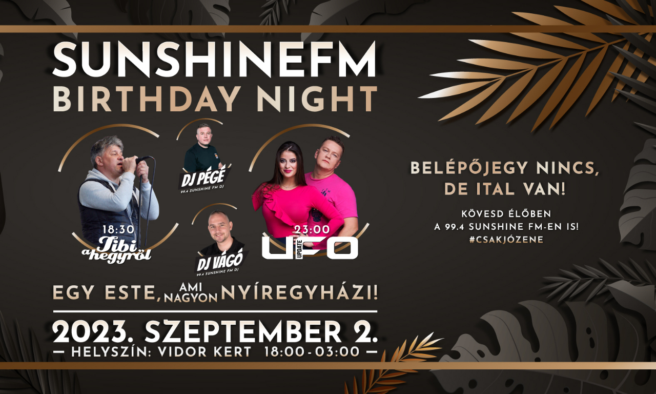 Sunshine FM Birthday Night
